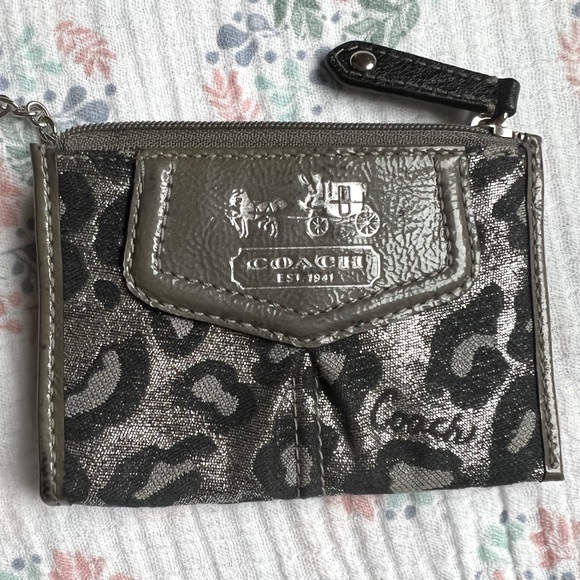 Coach | Bags | Coach Mini Coin Purse In Leopard | Poshmark